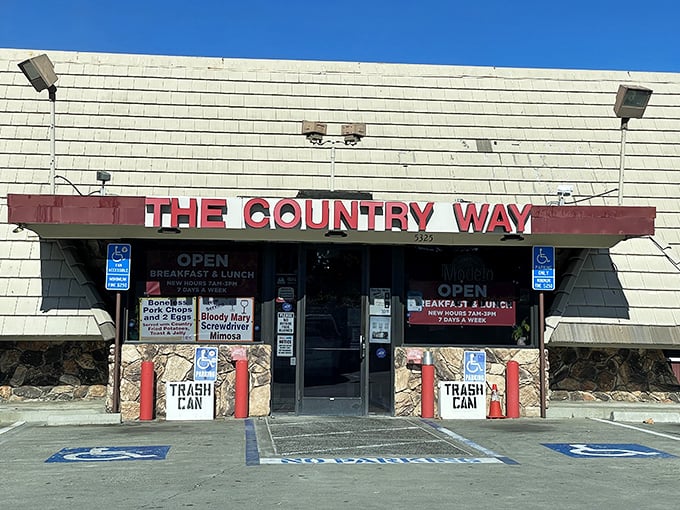The unassuming exterior of Country Way in Fremont promises what fancy brunch spots can't &ndash; honest food without the pretension or the wait for a table.