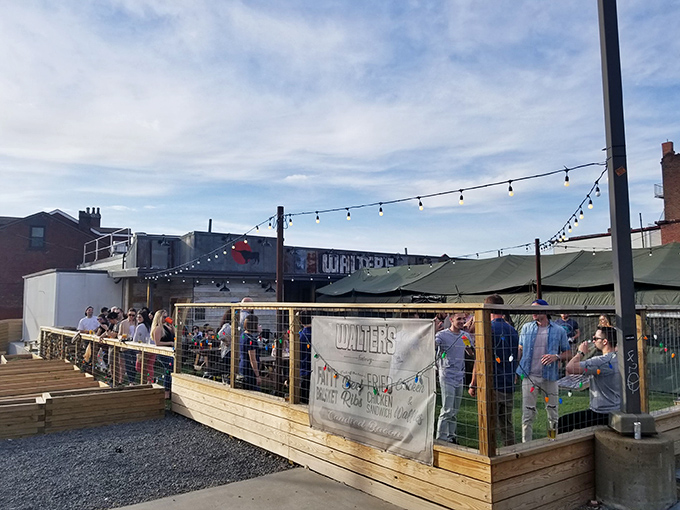 Your barbecue destiny awaits behind these doors in Lawrenceville, where smoke signals mean dinner's ready.
