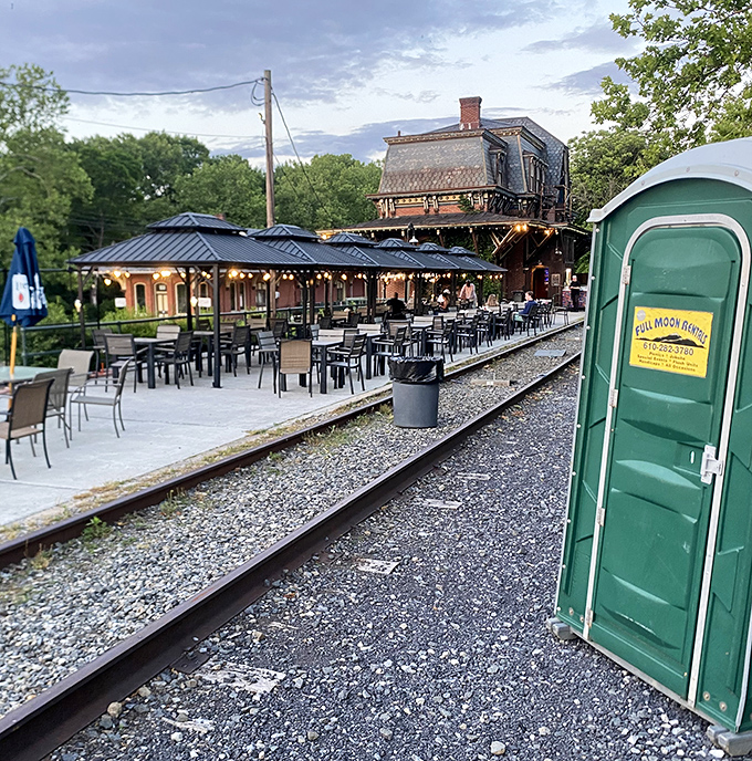 This isn't just a restaurant&mdash;it's a time machine with a menu. The Wooden Match's Second Empire architecture makes ordering pulled pork feel positively presidential.