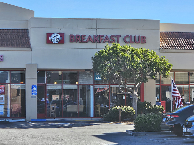 The unassuming storefront that houses breakfast magic. Like finding a treasure chest in a strip mall, this place delivers culinary gold.