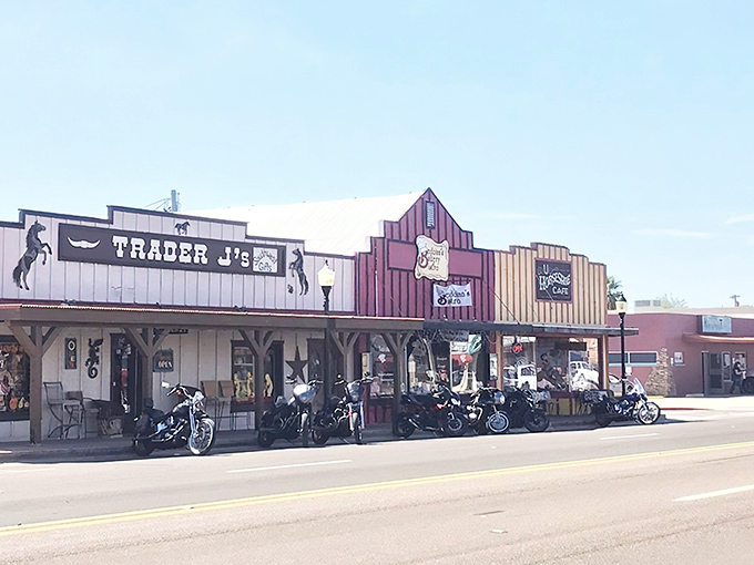 Those motorcycles aren't just for show &ndash; bikers know where to find the best breakfast in town.