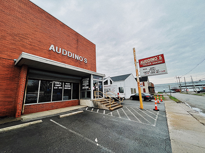 The brick fortress of carb heaven stands proudly on Clara Avenue, its vintage sign a beacon to bread lovers throughout Columbus.