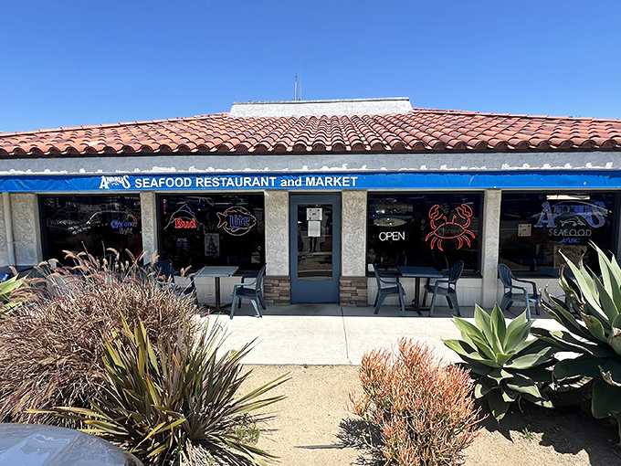 The unassuming exterior of Andria's Seafood hides culinary treasures within. Like finding a pearl in an oyster, this modest storefront delivers oceanic delights.