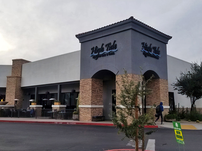 High Tide's modern exterior might be landlocked in Gilbert, but inside, the ocean's bounty awaits desert dwellers craving coastal flavors.