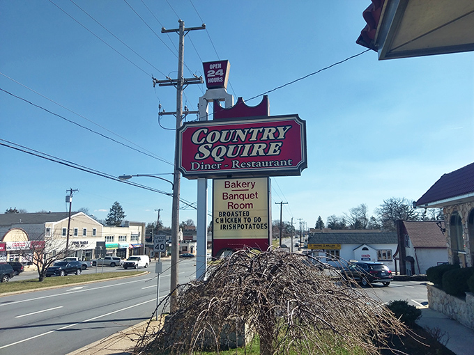 That iconic red sign has guided generations of Pennsylvanians to this Broomall landmark, where "Open 24 Hours" isn't just a schedule&mdash;it's a commitment to satisfying cravings around the clock.