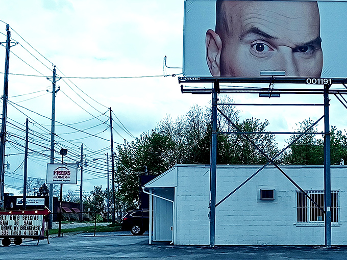 The view from the road says everything you need to know: unpretentious, welcoming, and promising honest food without the frills or the fuss.