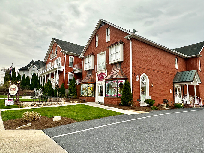 This brick beauty stands like a beacon of baked goods, calling to carb lovers everywhere.