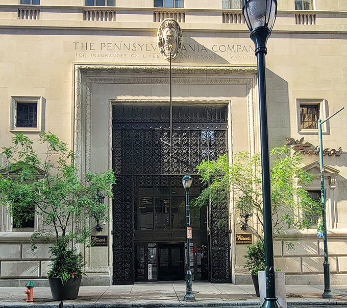 The historic Packard Building stands regally on Chestnut Street, its limestone fa&ccedil;ade and black awnings promising culinary adventures within. Banking on your appetite since day one.