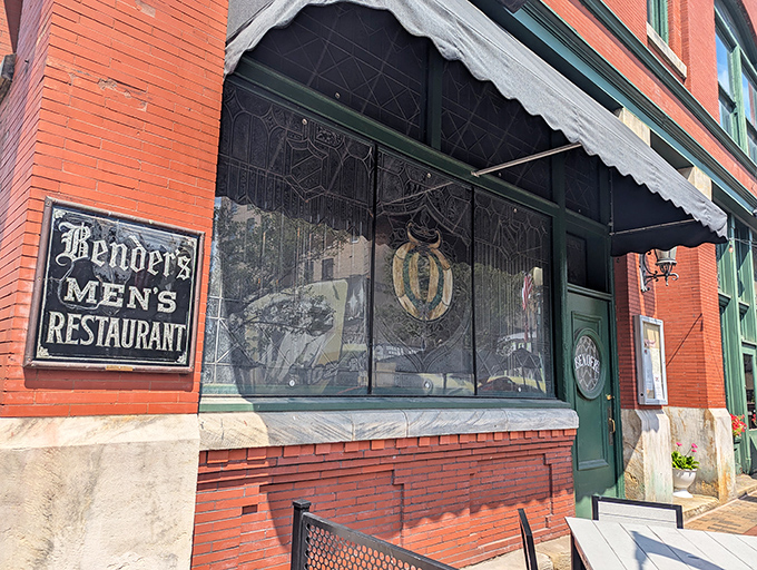 That vintage "Men's Restaurant" sign isn't false advertising&mdash;Bender's has been serving serious food to serious eaters in Canton since long before Instagram existed.