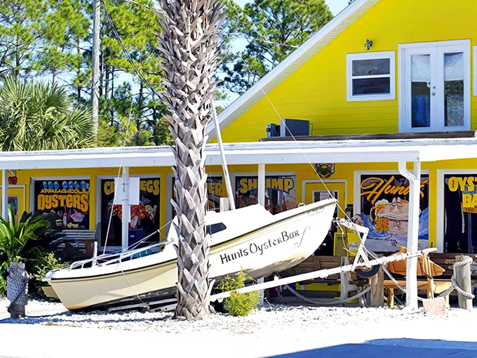 That boat out front isn't just decoration&mdash;it's a promise of what awaits inside. Florida seafood doesn't get more authentic than a place with its own vessel.