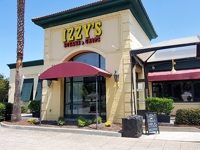 A sunny California welcome awaits at this San Carlos institution, where the yellow facade and burgundy awning promise old-school delights within.