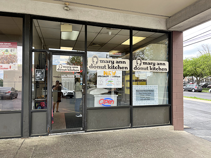 The unassuming storefront that houses Allentown's best-kept secret. Like Clark Kent's glasses, this modest exterior conceals superhero-level pastry powers within.
