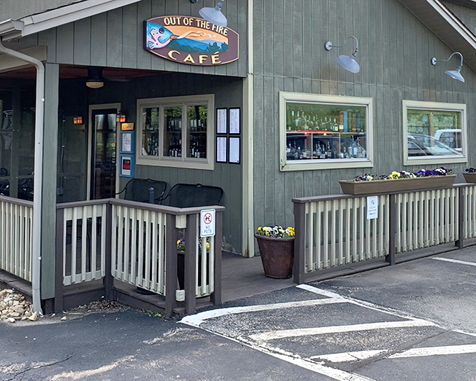 The sage-green exterior of Out of the Fire Caf&eacute; welcomes you like an old friend, promising culinary adventures that live up to its fiery name.