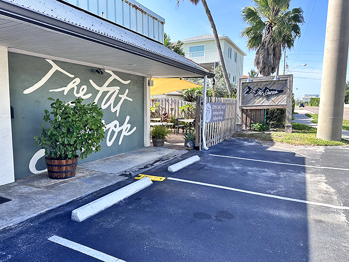 The unassuming blue exterior of The Fat Snook belies the culinary treasures within. Like finding a pearl in an oyster, this Cocoa Beach gem rewards the curious.