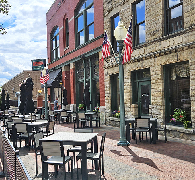That vintage "Men's Restaurant" sign isn't false advertising—Bender's has been serving serious food to serious eaters in Canton since long before Instagram existed.