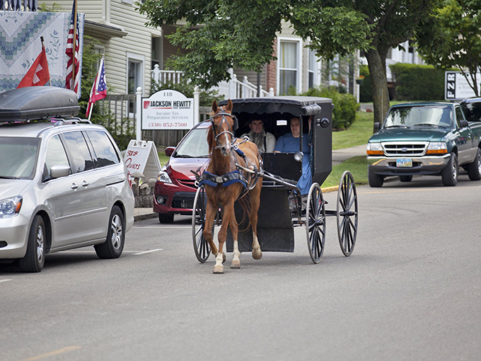 When horse-drawn buggies share the road with SUVs, you know you've found somewhere truly special.