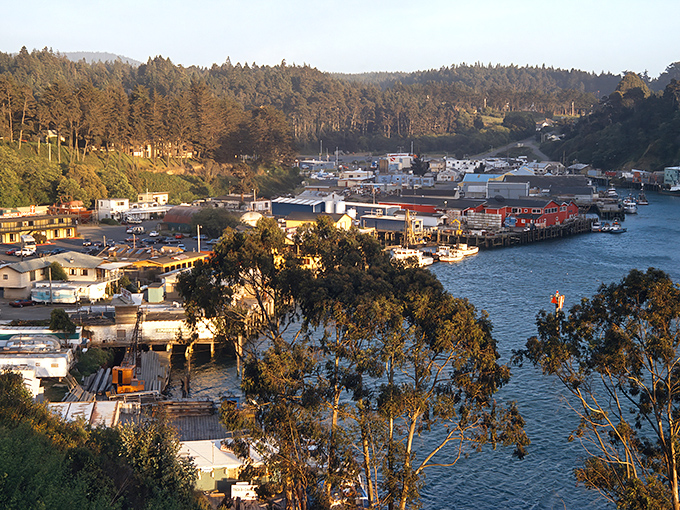 Fort Bragg's rugged coastline proves paradise doesn't require a trust fund, just good taste in scenery.