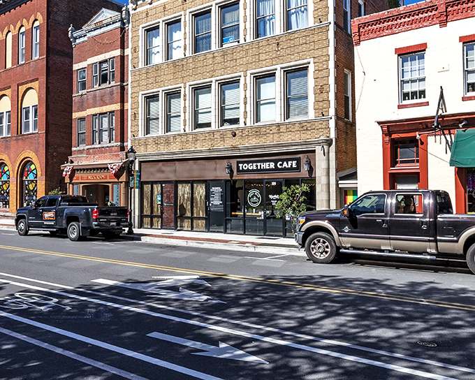 The Together Café isn't just a place for coffee—it's where Salisbury locals exchange gossip sweeter than the pastries behind the counter.
