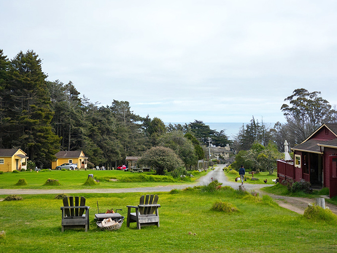 Adirondack chairs facing the Pacific &ndash; nature's version of front-row seats to the greatest show on earth. Just add wine and sunset.