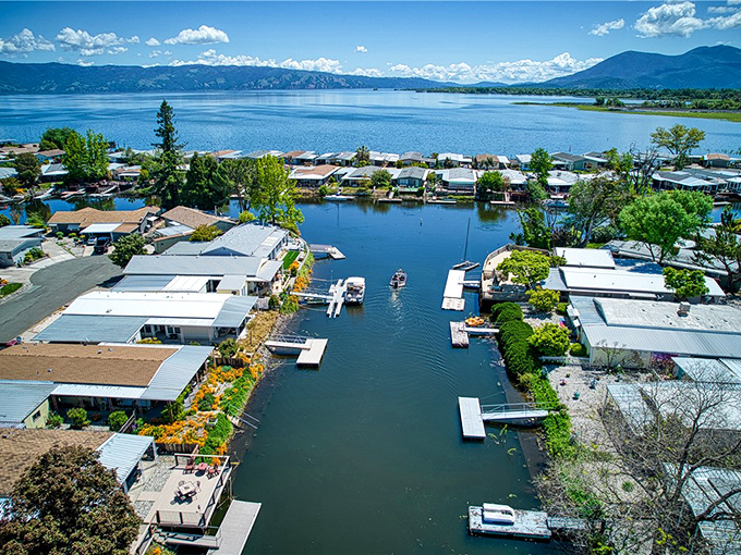 Lakeport's waterfront homes create their own little Venice, California-style &ndash; except with better parking and bass fishing opportunities that would make any angler swoon.