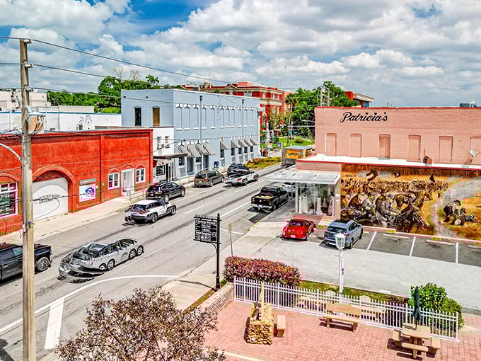 Downtown Brooksville looks like a movie set where retirement dreams come true and your dollar stretches further than your morning yoga routine.