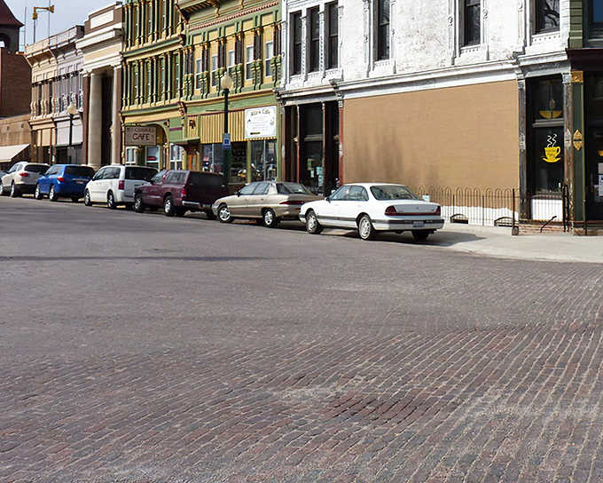 Brick streets and historic storefronts &ndash; Mount Carroll's downtown looks like a movie set where Jimmy Stewart might dash around the corner at any moment.