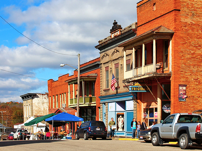 Main Street magic! Shawnee's perfectly preserved 19th-century storefronts stand shoulder to shoulder like old friends who've weathered a century together.