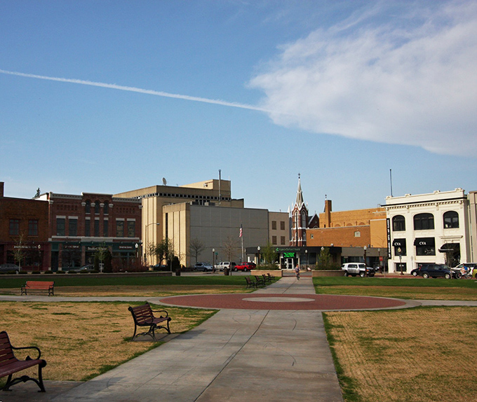 The heart of Wausau feels like a postcard from old-world Europe, with its charming plaza, inviting walkways, and cozy benches that welcome you to slow down and take it all in.