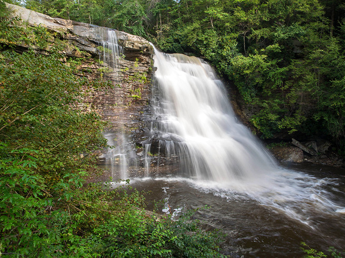 Maryland's tallest free-falling waterfall doesn't just drop 53 feet—it performs a spectacular aquatic ballet that would make Mikhail Baryshnikov jealous.
