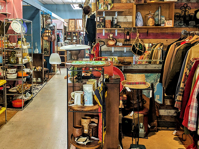 Every aisle at Orange Circle Antique Mall tells a different story, with treasures stacked from floor to ceiling waiting for their next chapter.