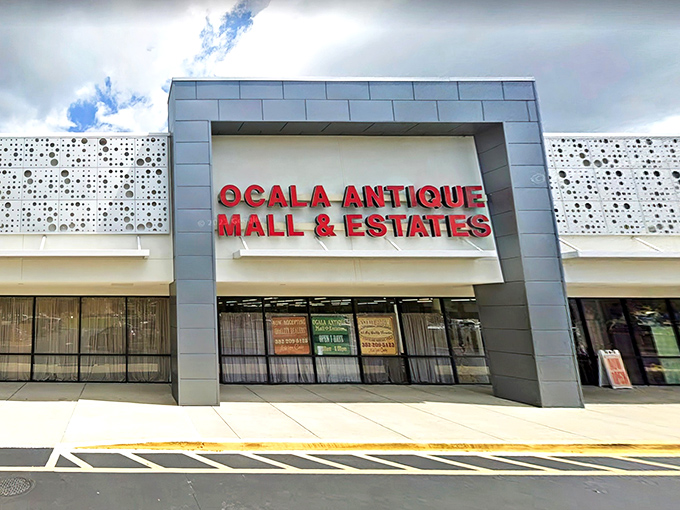 The modern exterior belies the time-traveling adventure waiting inside. Like a portal to the past with convenient parking.