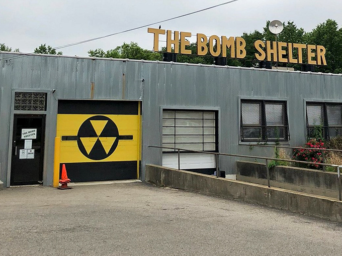 The nuclear fallout symbol isn't warning you away&mdash;it's beckoning you into Akron's ultimate time-travel experience.