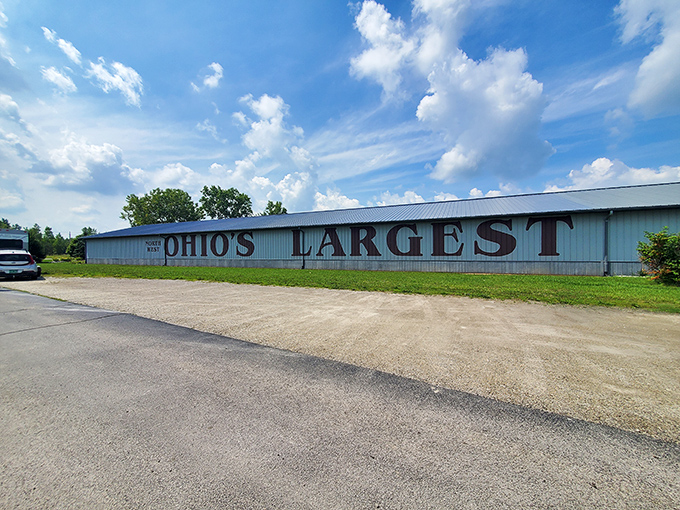 A sign proclaiming "Ohio's Largest" isn't hyperbole &ndash; this sprawling treasure trove stretches far beyond what its exterior suggests.