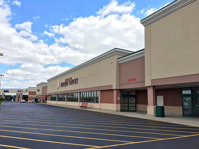 Don't let the unassuming strip mall exterior fool you&mdash;inside this treasure trove, your grandmother's attic and a museum had a beautiful baby.