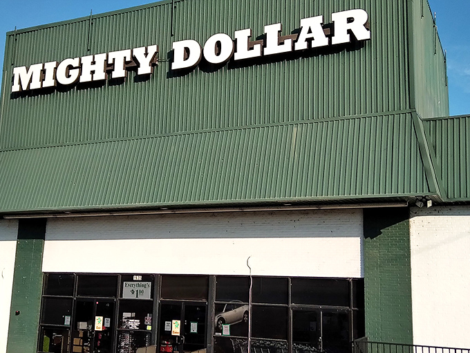 This towering temple of thrift promises more square footage of savings than your retirement portfolio.