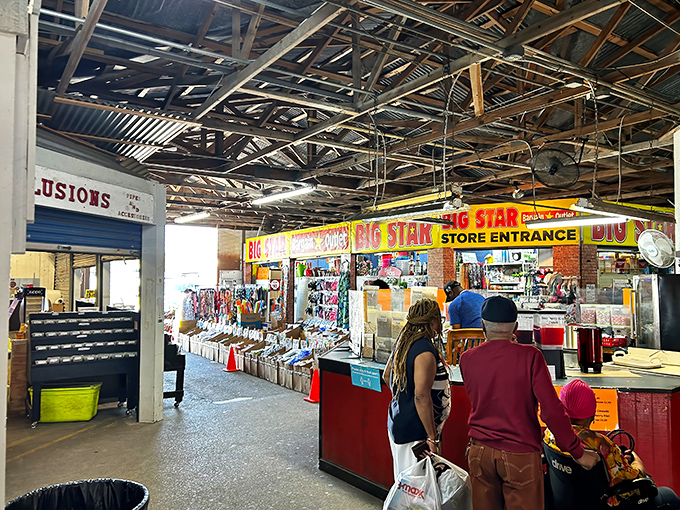 The Big Star store entrance beckons like a portal to treasure-hunting paradise, where everyday shoppers transform into modern-day explorers seeking hidden gems.