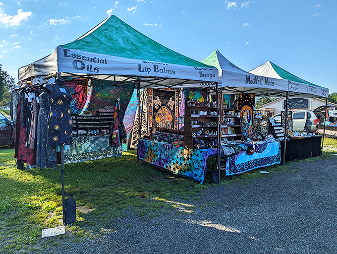 Time stands still at Blue Ridge Flea Market, where yesterday's treasures await new homes. That vintage clock might just be counting down to your next great find!