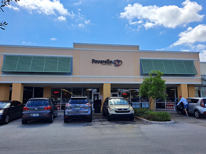 Blue skies and bargains await at this thrift paradise, where your next home transformation is just a shopping cart away.