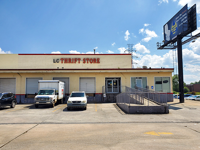 The unassuming exterior of Last Chance Thrift Store hides a treasure trove that would make Indiana Jones jealous.