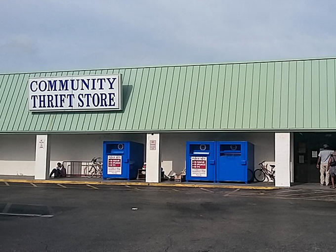 The green-roofed treasure chest of Pine Castle beckons bargain hunters with its unassuming exterior. Behind those walls? A universe of possibilities awaits.