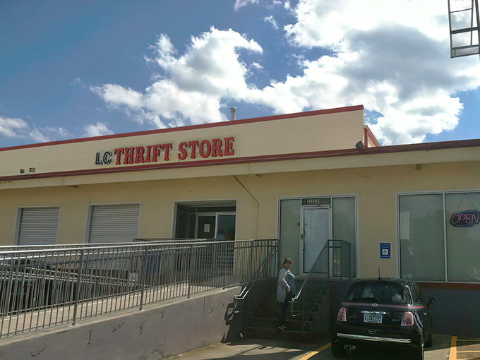 The unassuming exterior of Last Chance Thrift Store belies the wonderland within&mdash;like finding the wardrobe to Narnia, but with vintage denim instead of snow.