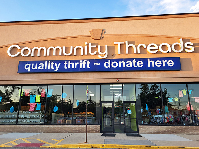 Another angle of the inviting exterior, where bargain hunters begin their quest for hidden gems and unexpected finds.