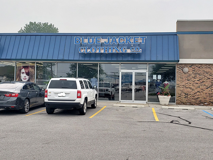 The blue awning beckons like a retail oasis in Fort Wayne. This isn't your grandmother's thrift store&mdash;it's thrifting that's had a serious upgrade.