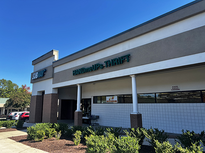 The unassuming storefront hides a treasure trove within. Like finding an unmarked speakeasy, the thrill is in knowing what awaits behind those doors.