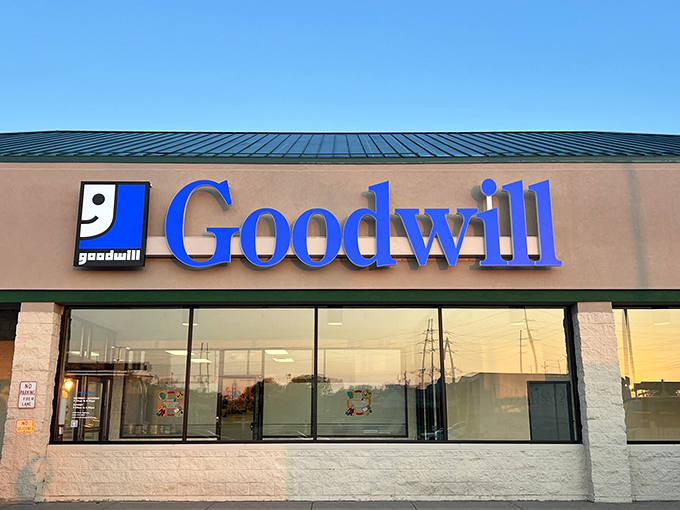 The unassuming exterior of Ohio Valley Goodwill in Woodlawn hides a treasure trove within. Like finding a five-star restaurant in a strip mall, prepare to be pleasantly surprised.
