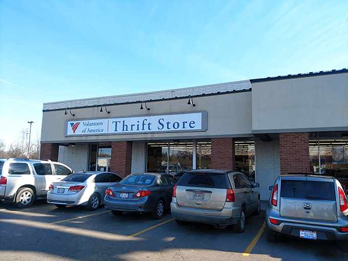 The unassuming storefront belies the wonderland within. Like a treasure chest disguised as a strip mall tenant, this Columbus gem awaits the curious bargain hunter.