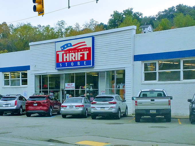 The unassuming exterior belies what awaits inside&mdash;a patriotic palace of pre-loved treasures where Pittsburgh's bargain hunters begin their quests.