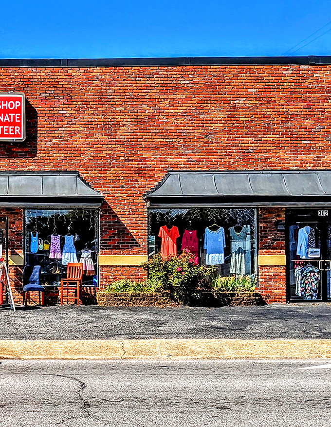 This isn't just a storefront&mdash;it's the gateway to bargain paradise, where colorful displays beckon like sirens to thrift-loving sailors.