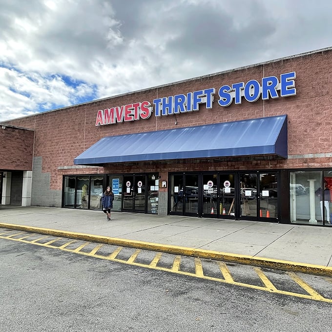 The unassuming brick exterior hides a universe of possibilities within. Like a treasure chest disguised as a department store.
