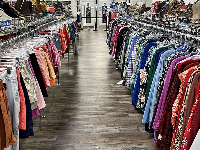 ThriftSmart's cheerful yellow lightbulb logo isn't just cute branding&mdash;it's the perfect symbol for the "aha!" moments waiting inside this Nashville treasure trove.